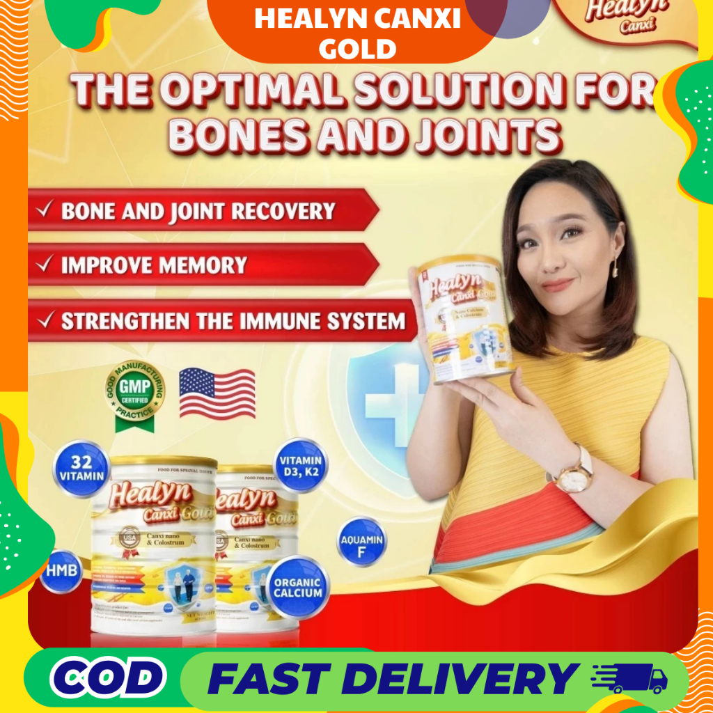 HEALYN CANXI GOLD Milk | Canxi Nano & Colostrum | Calcium for Bone ...