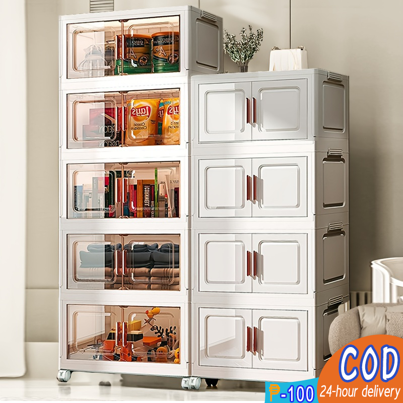 Foldable Cabinet for Kitchen Durabox Bedroom Drawer Cabinet Plastic ...