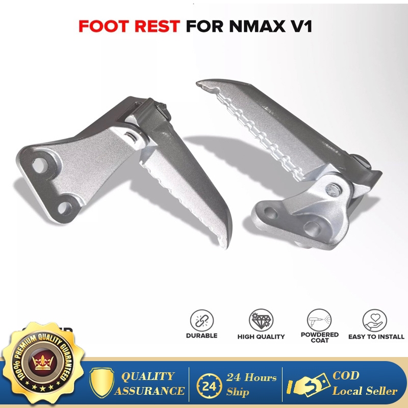 NMAX V1 REAR FOOTREST ASSY ALLOY WITH BRACKET FOR YAMAHA NMAX V1 ...