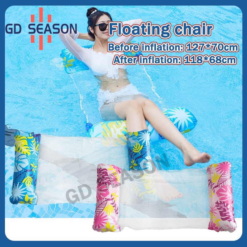 Floating Water Hammock Float Lounger Floating Toys Inflatable Floating ...