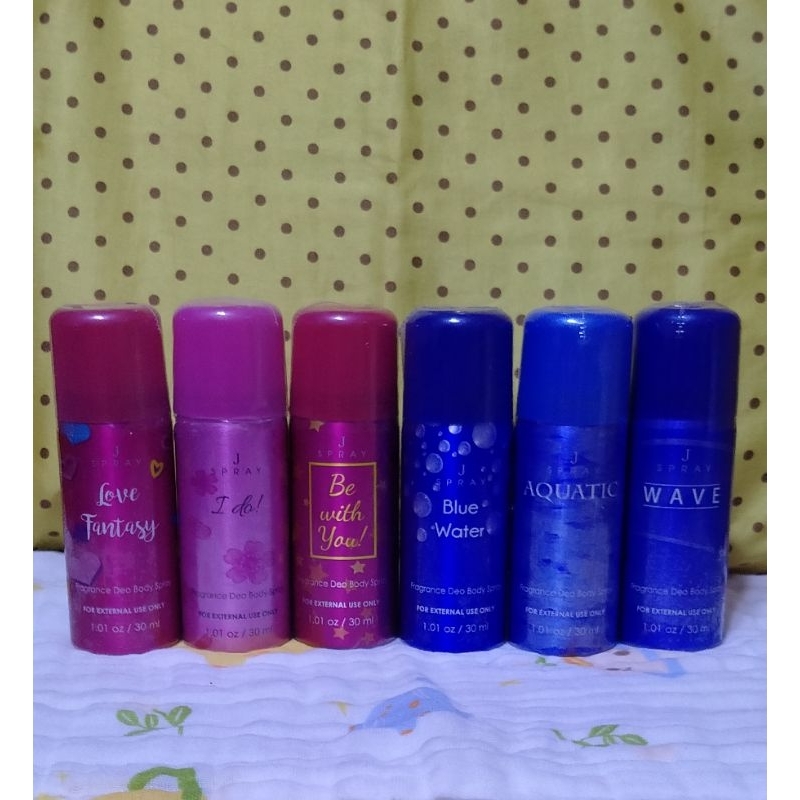 J Spray perfume body spray 30ml | Shopee Philippines