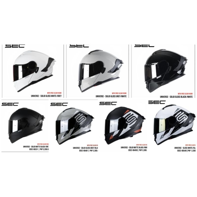SEC UNIVERSE MODULAR DUAL VISOR | Shopee Philippines