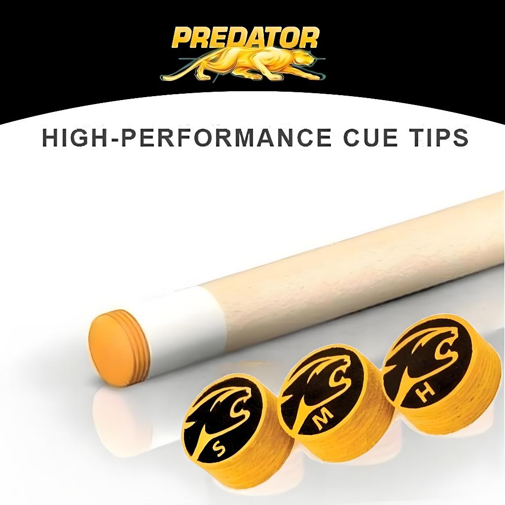 14MM Predator Pool Cue tips Pool sticks tips / H/M/S 8 layers tips ...