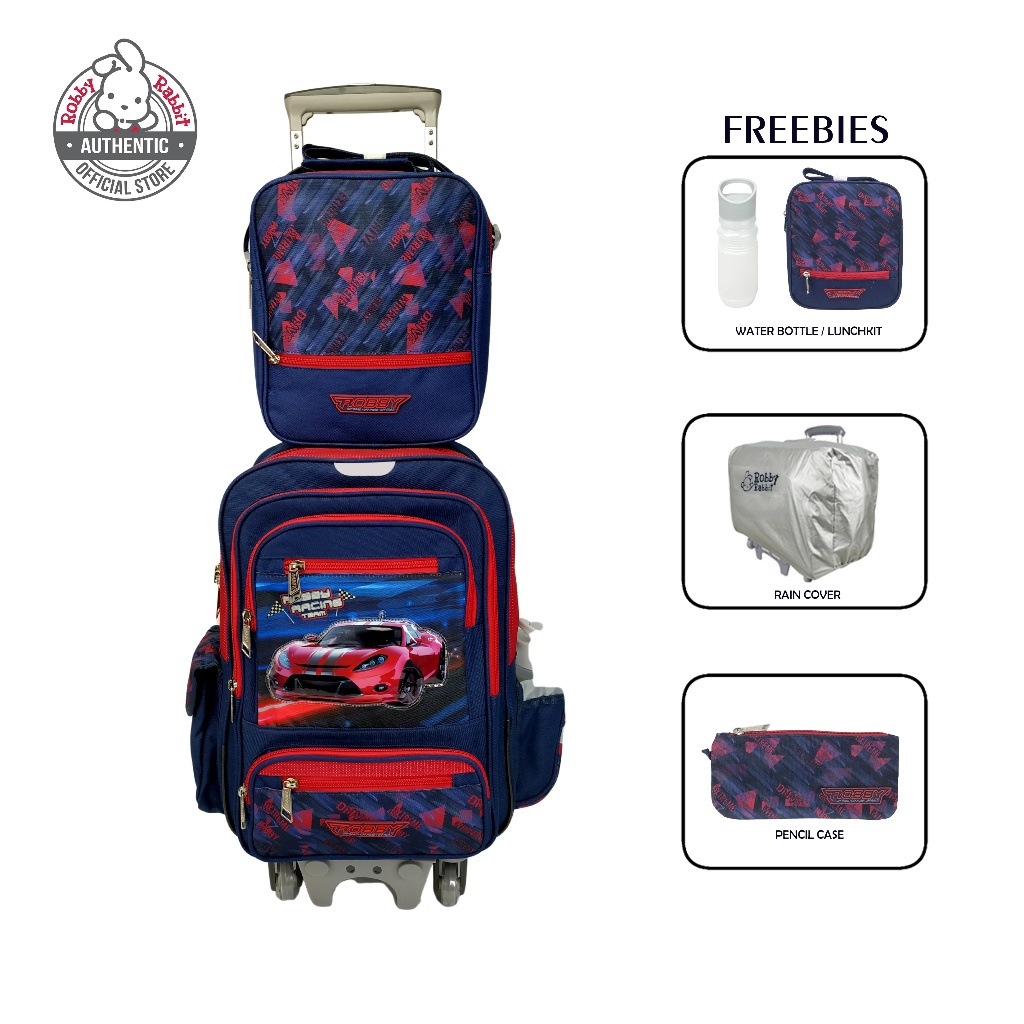 Robby Rabbit Extreme Drive 17-Inch Detachable Trolley (Navy Blue, Red ...