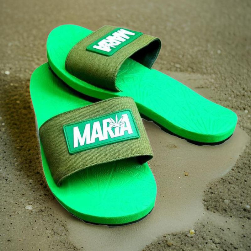 MOSH HARDWEAR MARIA SLIDES Reggae l | Shopee Philippines