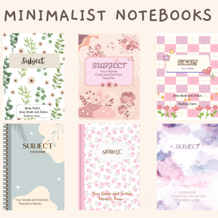 Personalized Notebook with Name and Subject | Shopee Philippines