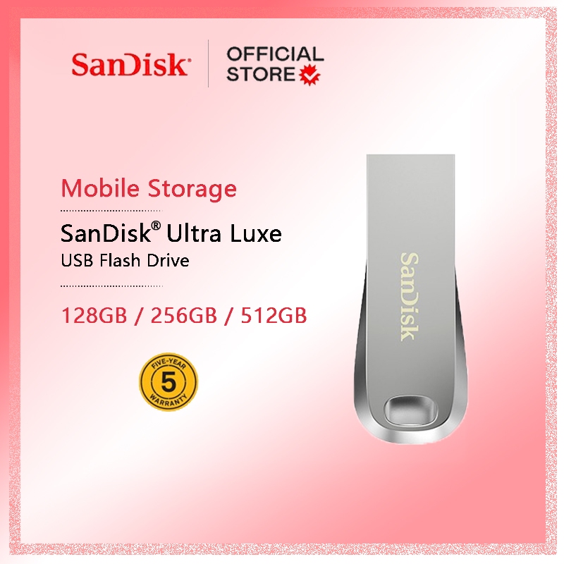 sandisk Flash Drive Ultra Luxe USB Family Drive 128GB 256GB 512GB USB 3 ...