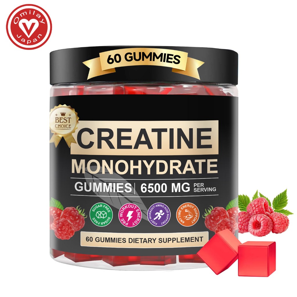 Omliay Creatine Monohydrate Gummies Supports Muscle Energy & Muscle ...