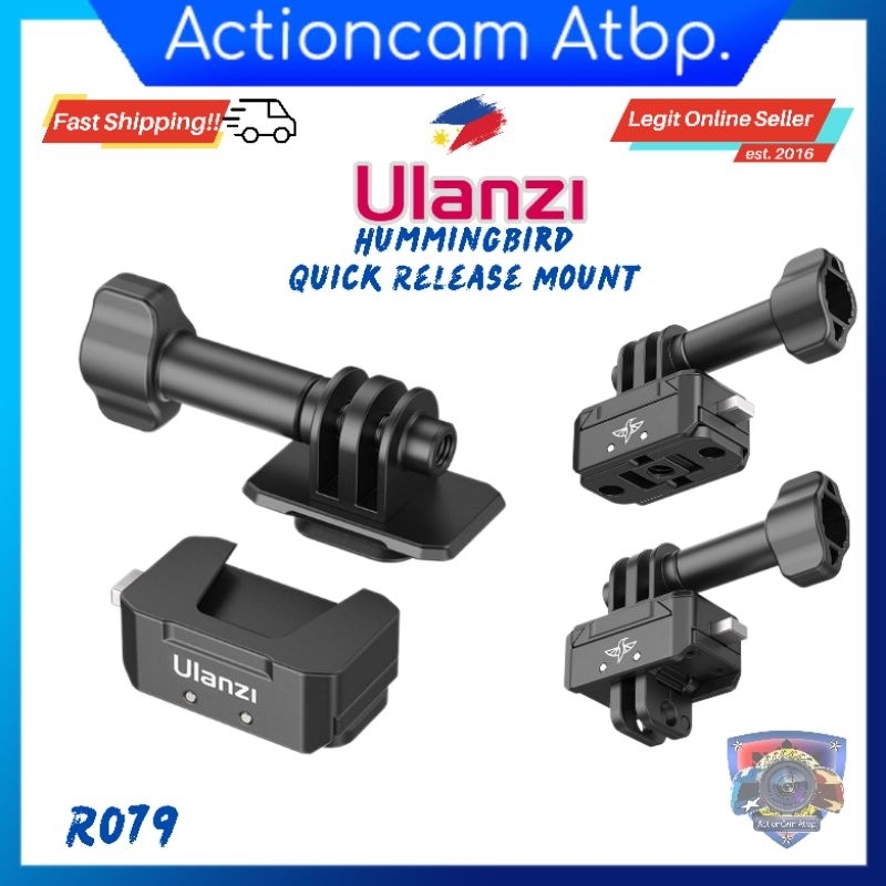 ULANZI R079 Hummingbird Quick Release Mount for Insta360, Gopro,DJI ...