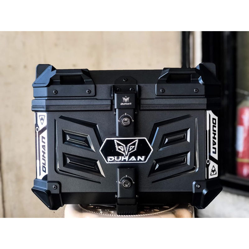 FREE BACKREST Duhan V8 ABS hard plastic topbox 45L | Shopee Philippines