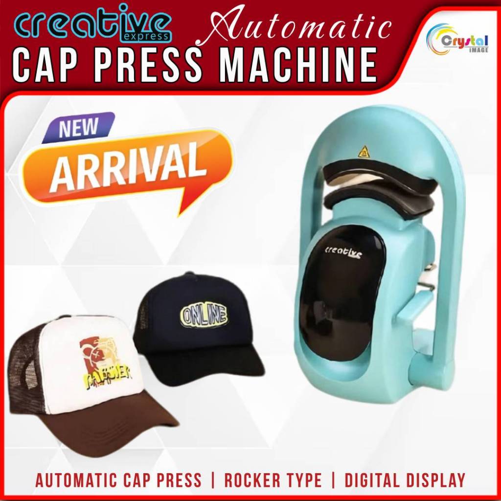 Creative Express Automatic Cap Press Machine | Heat Transfer Machine ...