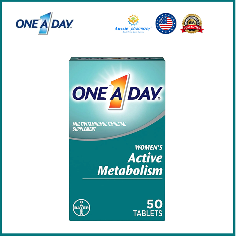 Bayer One A Day Women’s Active Metabolism Multivitamin 50 tablets ...