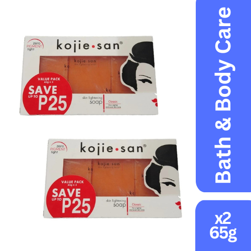 Kojiesan Soap Skin Lightening 3 x 65G, Bundle of 2 | Shopee Philippines