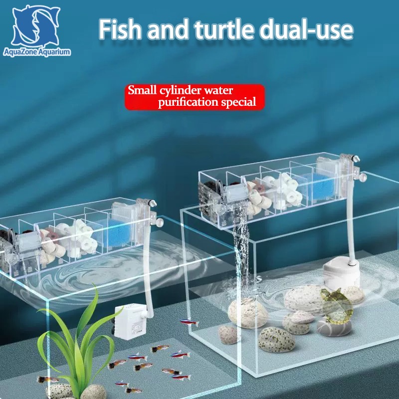 Aquarium filter Complete set submersible water pump sponge filter for ...