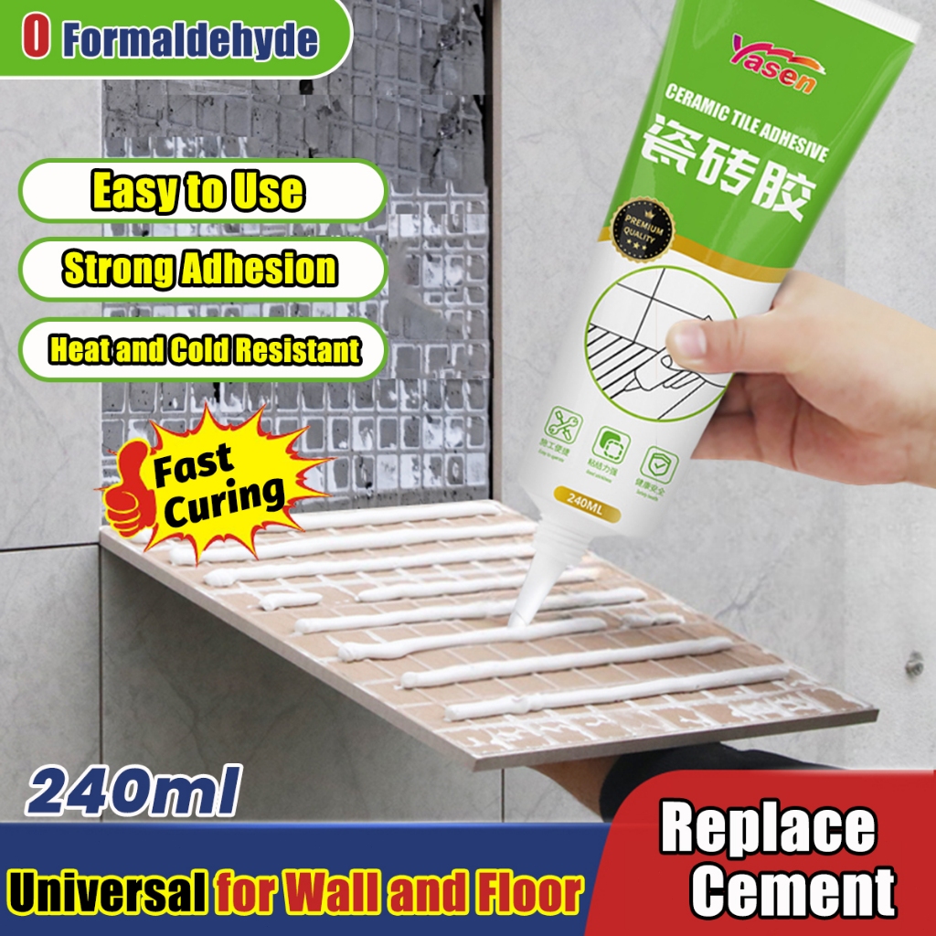 240ML Tile Adhesive Glue for Wall and Floor Tiles Repair Sealant ...