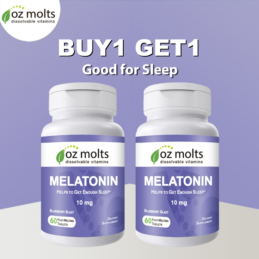Ozmolts Melatonin Tablet for Sleep Aid Chewables Sleepwell Relieve ...