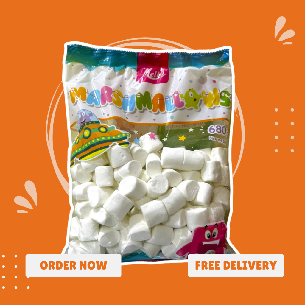 MELLO BIG WHITE MARSHMALLOWS (680 GRAMS) | Shopee Philippines