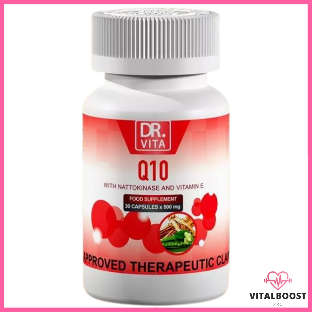 Dr. Vita Q10 Capsules with Nattoikinase and Vitamin E | Shopee Philippines