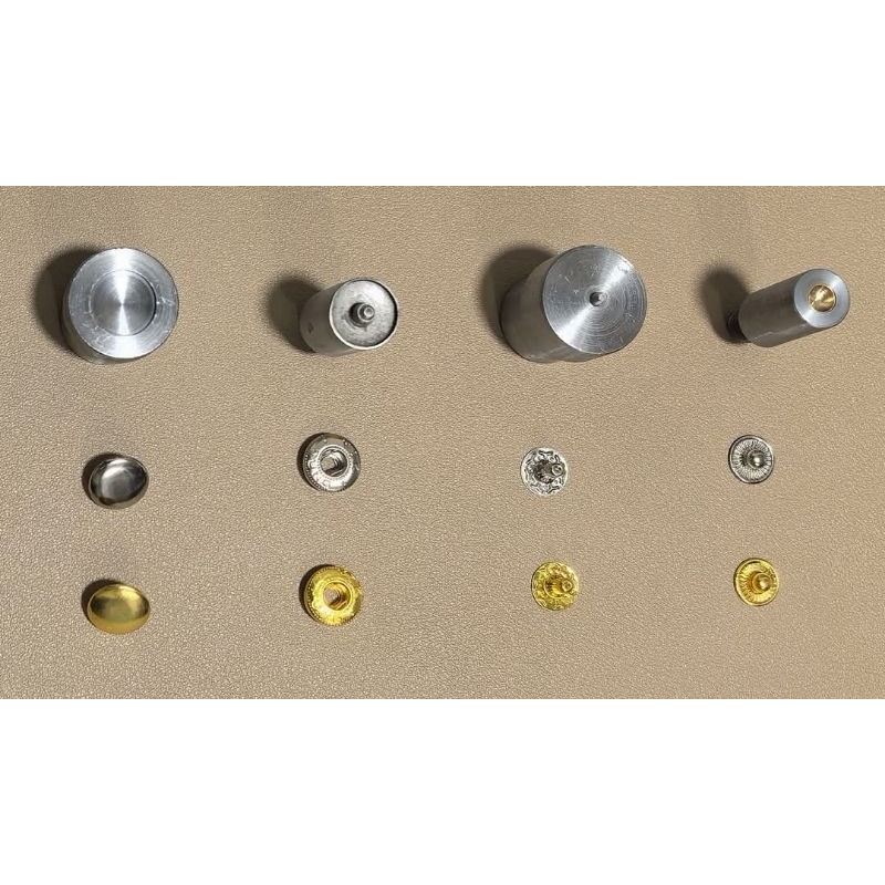 SnC 4 pcs/set metal snap button dies mould for handpress machine ...