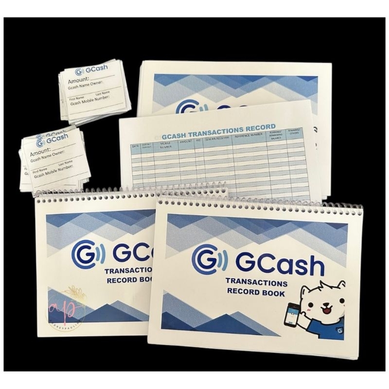 A5 GCASH TRANSACTION RECORD BOOK OR GCASH CASH IN FORM | Shopee Philippines