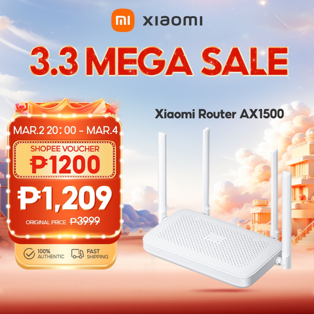 Xiaomi Router AX1500 EU 5GHz WiFi 6 Adaptive Gigabit Ethernet Port ...