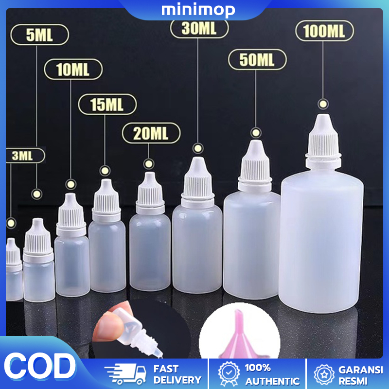 50pcs/100Pcs Squeezable Eye Drop Bottles 3ml 5ml 10ml 15ml 20ml 30ml 50ml 100ml | Shopee Philippines