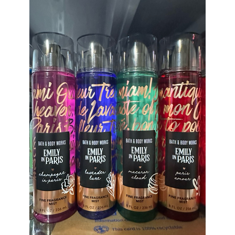 Emily in Paris Body Mist Collection by BBW -236mL | Shopee Philippines
