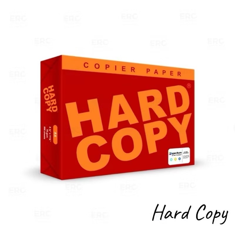 Hard Copy Bond Paper Short / A4 / Long 70gsm 500 Sheets | Shopee ...