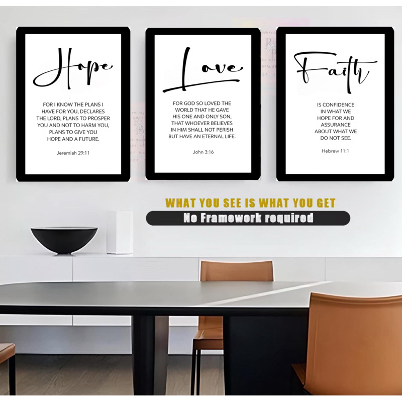 5MM SINTRA BOARD FLAT TYPE MINIMALIST LEAVES DESIGN WALL ART FRAME NA ...