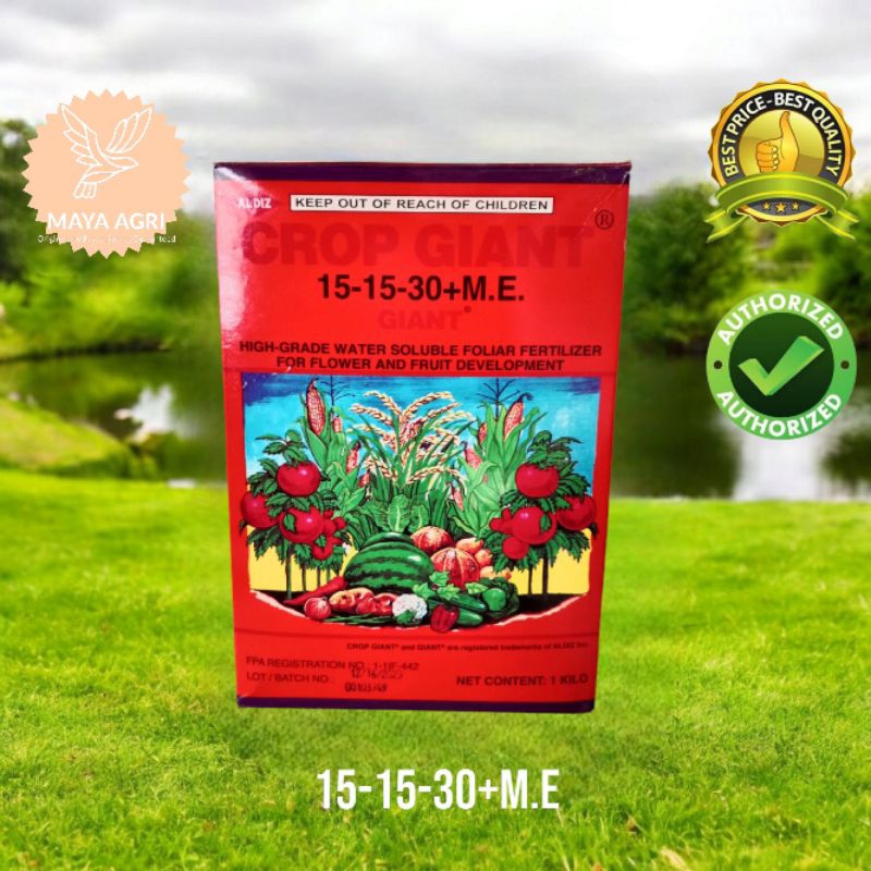 CROP GIANT 15-15-30+M.E / 19-19-19+M.E 1KG | Shopee Philippines