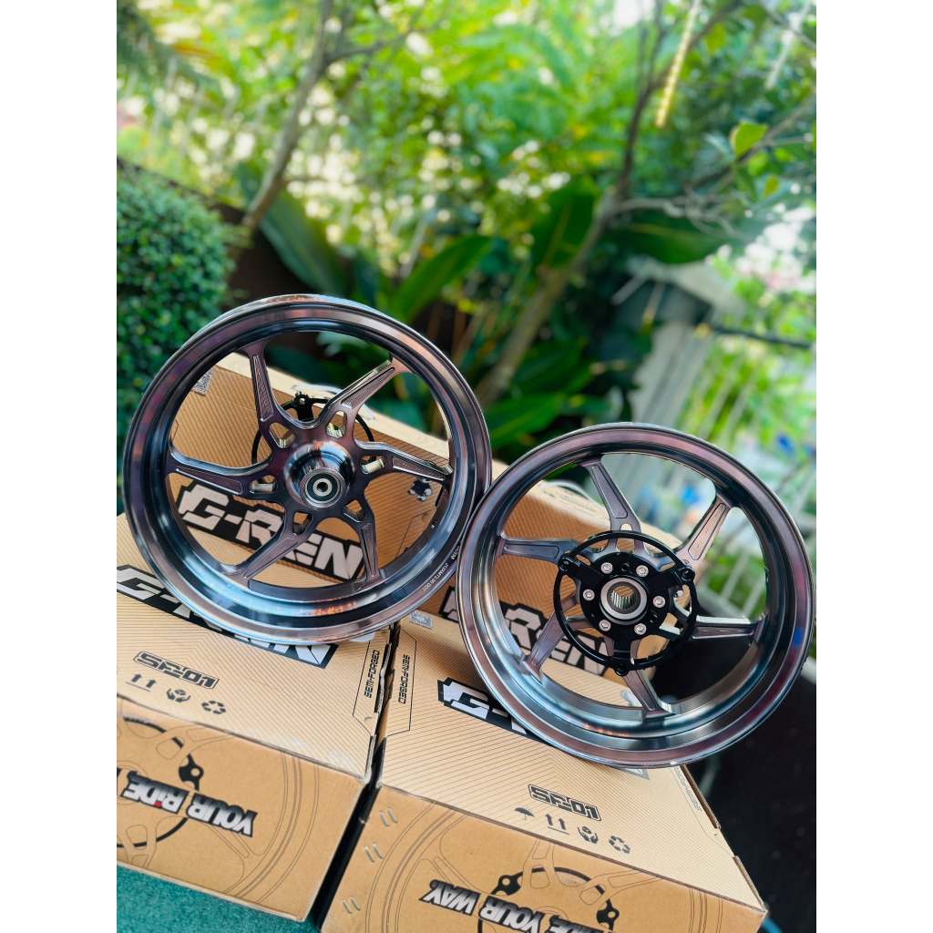 NEW G-REN SF-01 SEMI FORGED MAGS FOR AEROX AND NMAX V2. SF01 | Shopee Philippines