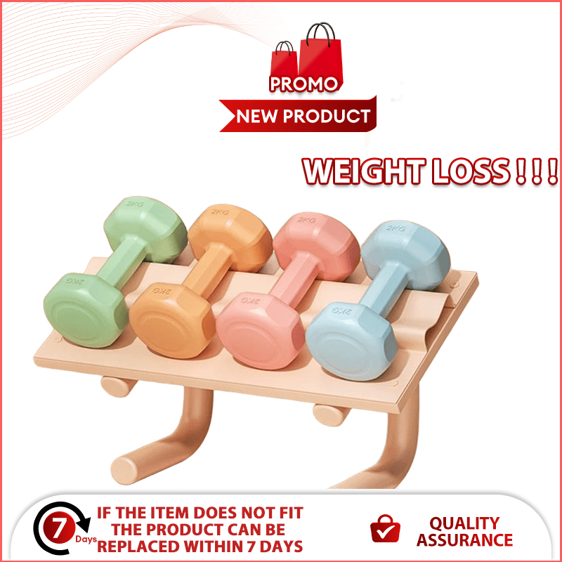 Dumbbell Set Pair 1KG-3KG Lady Dumbbell Muscle Fitness Exercise ...