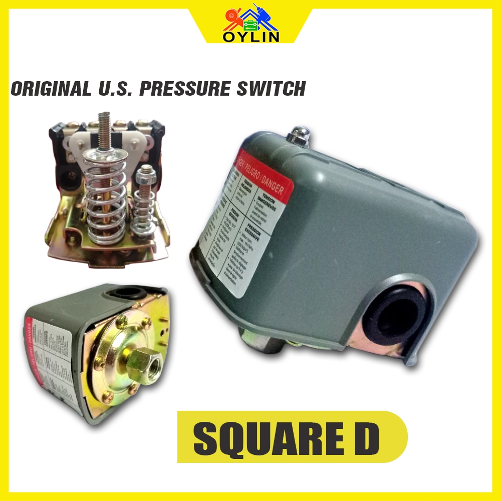 Square D Pressure Switch for Water Pump Automatic Water Pump Jet Pump Switch 9013 FSG-2 screw ...