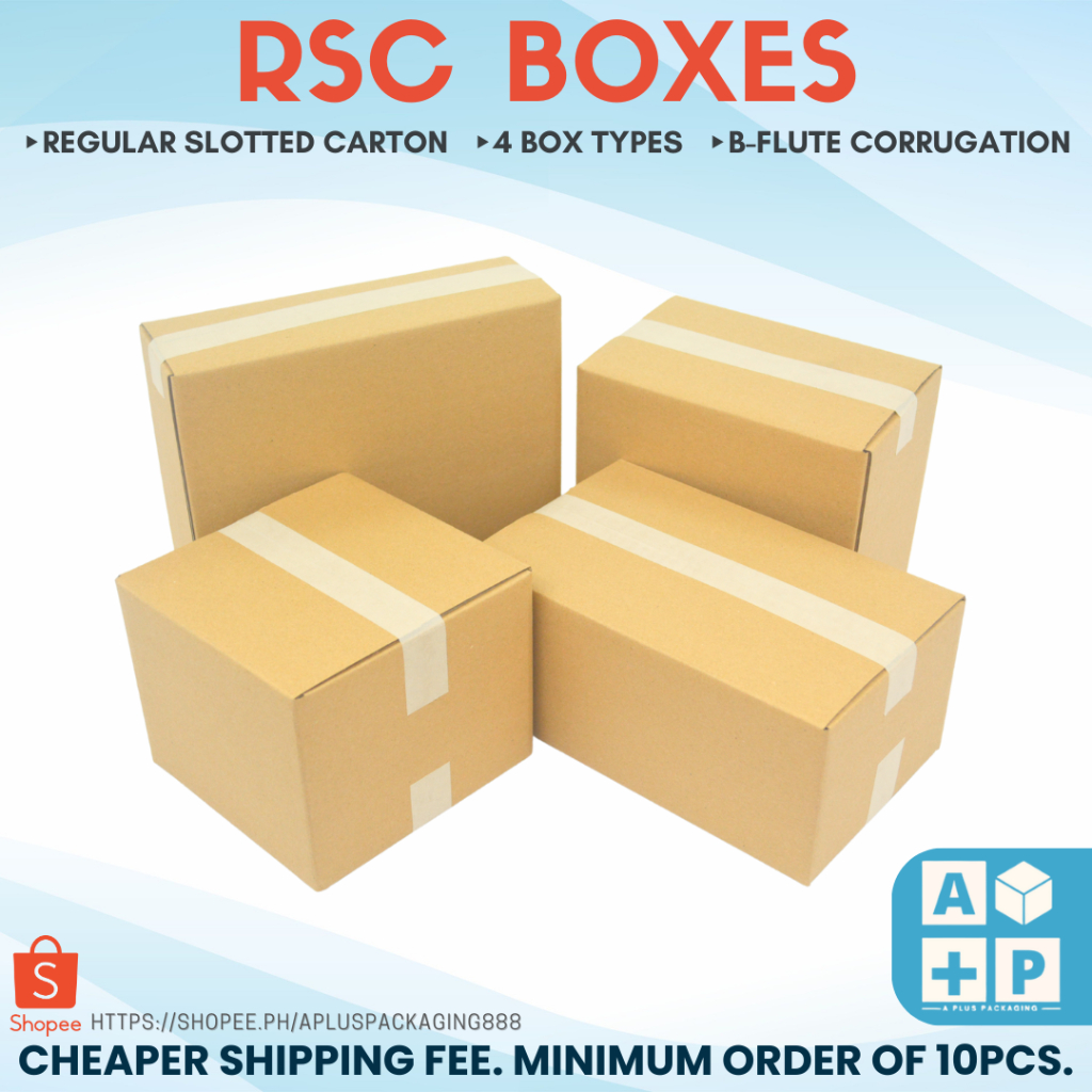 ⭐ RSC BOXES (B1, B2, B3, B4), A+ Small Packaging Corrugated Box Gift ...