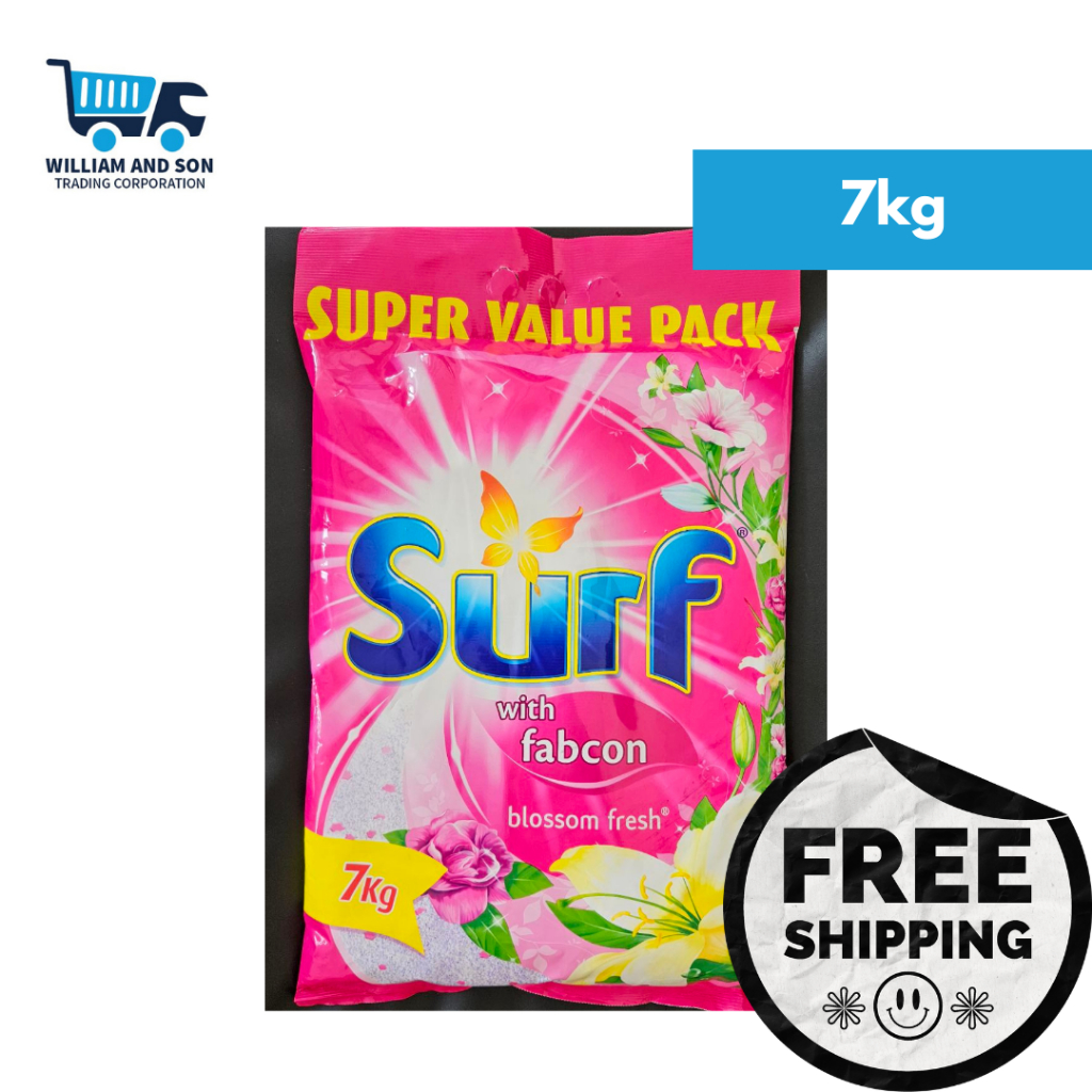 Surf powder with Fabcon Blossom Fresh 7kg | Shopee Philippines