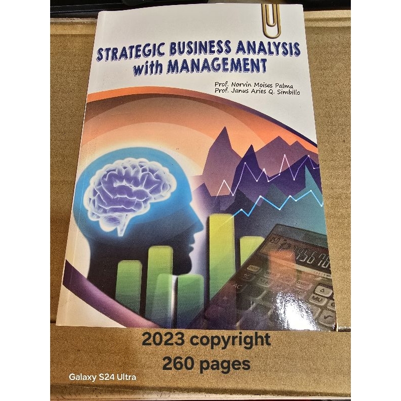 Strategic Business Analysis with Management By. Norvin Moises Palma ...