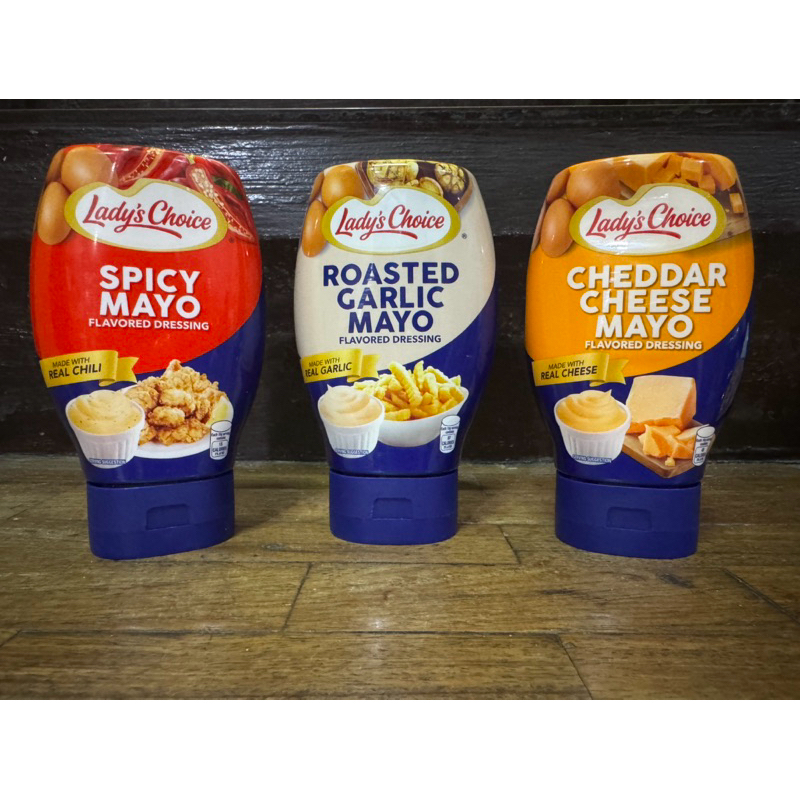 290ml Lady’s Choice Flavored Dressing Spicy Mayo, Roasted Garlic Mayo ...