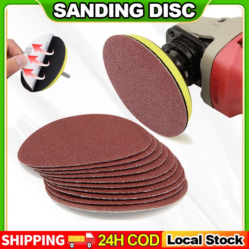 10PCS Sanding Disc Grit40-7000 Self Stick Adhesive Back Round Sanding ...