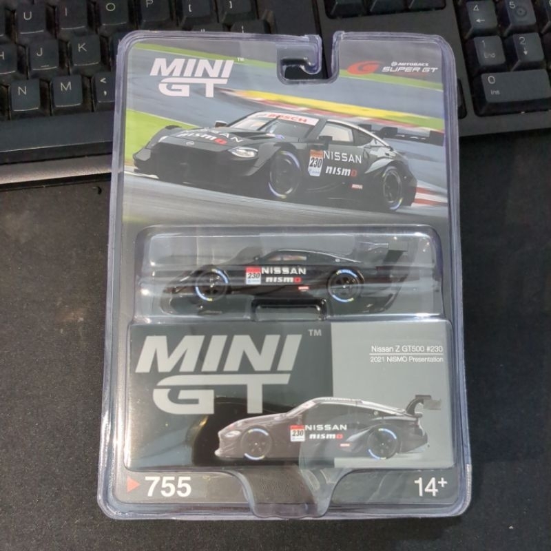 Mini gt Nissan Z GT500 #230 Nismo presentation Super Gt #755 1/64 scale ...