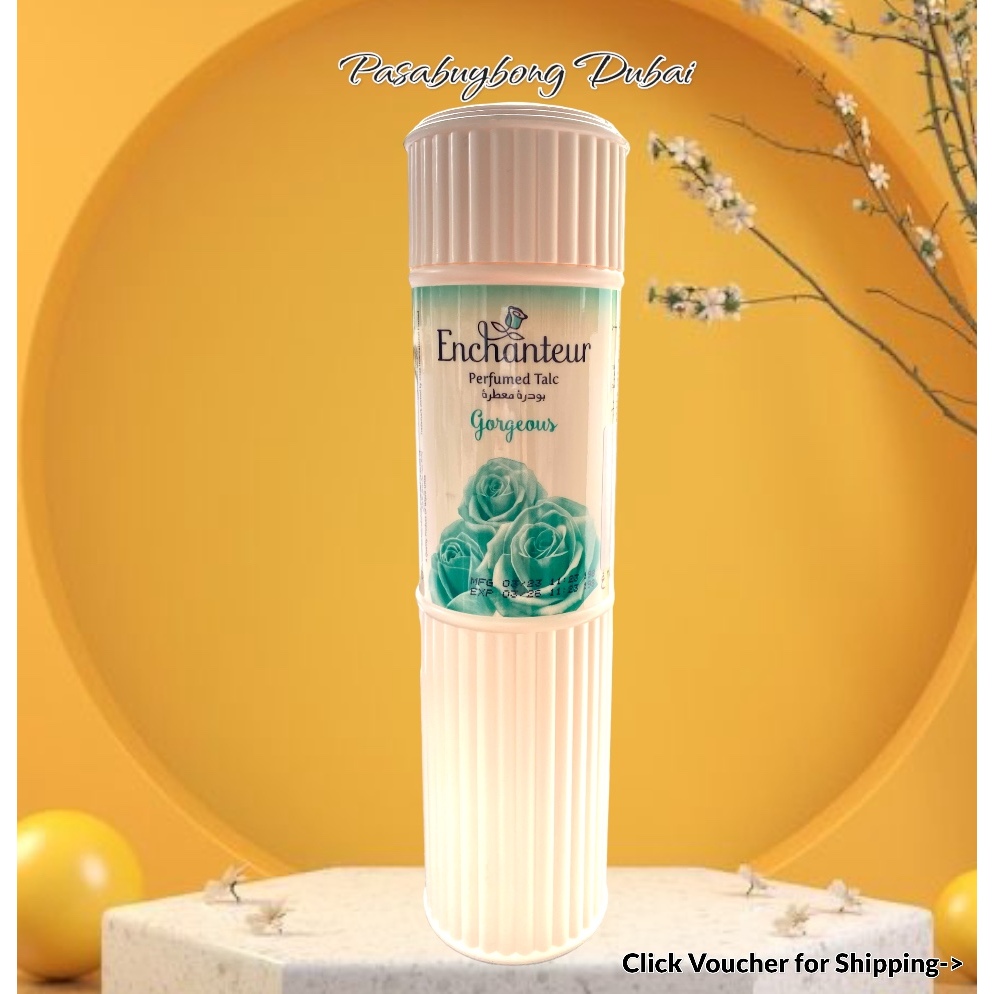 Enchanteur Gorgeous Perfumed Talc 250g Dubai UAE | Shopee Philippines