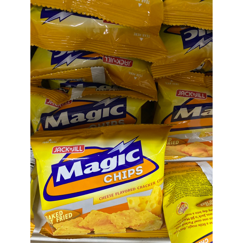 Magic Chips cheese flavored cracker chips 28grams | Shopee Philippines