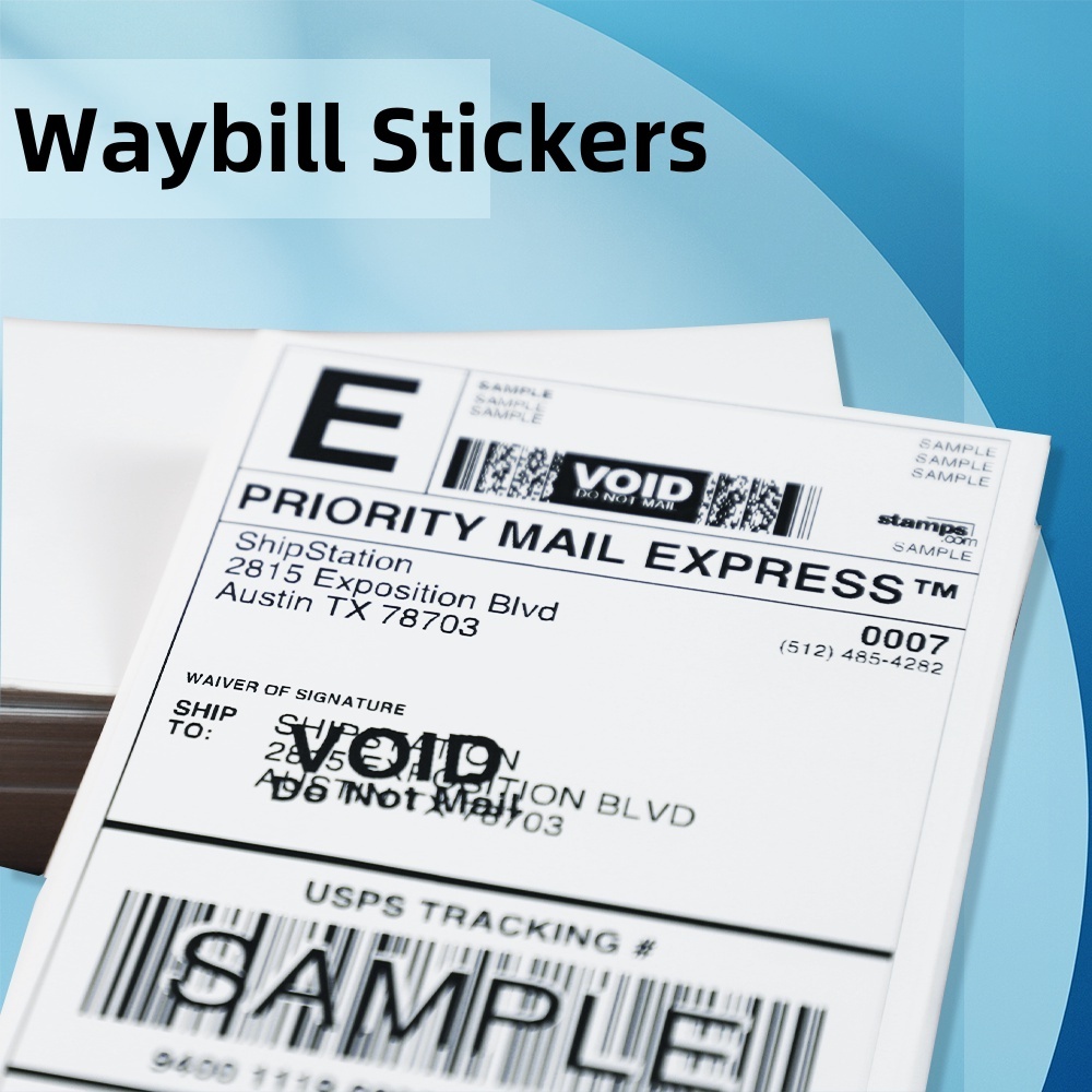 Waybill Stickers A6/A8 78*120mm Thermal Label Printer Paper Waterproof ...