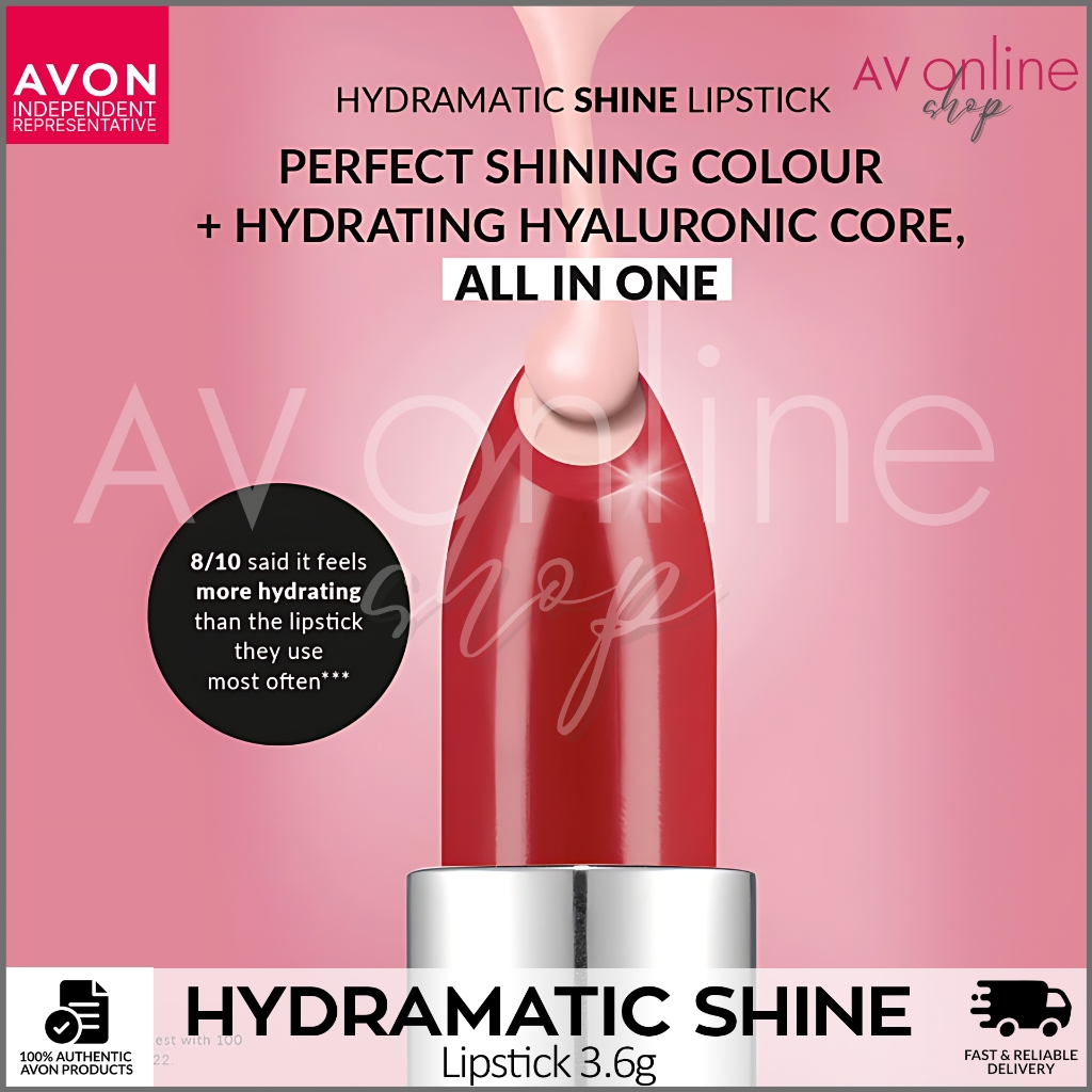 Avon Hydramatic Shine Lipstick 3.6g Avon | Shopee Philippines