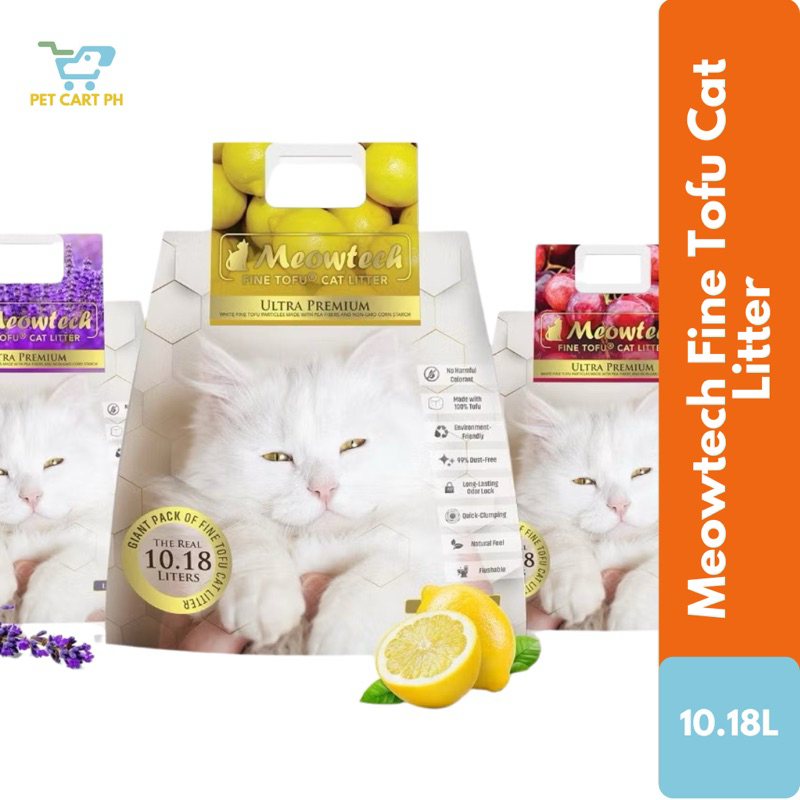 Meowtech Fine Tofu Cat Litter 10.18L | Shopee Philippines