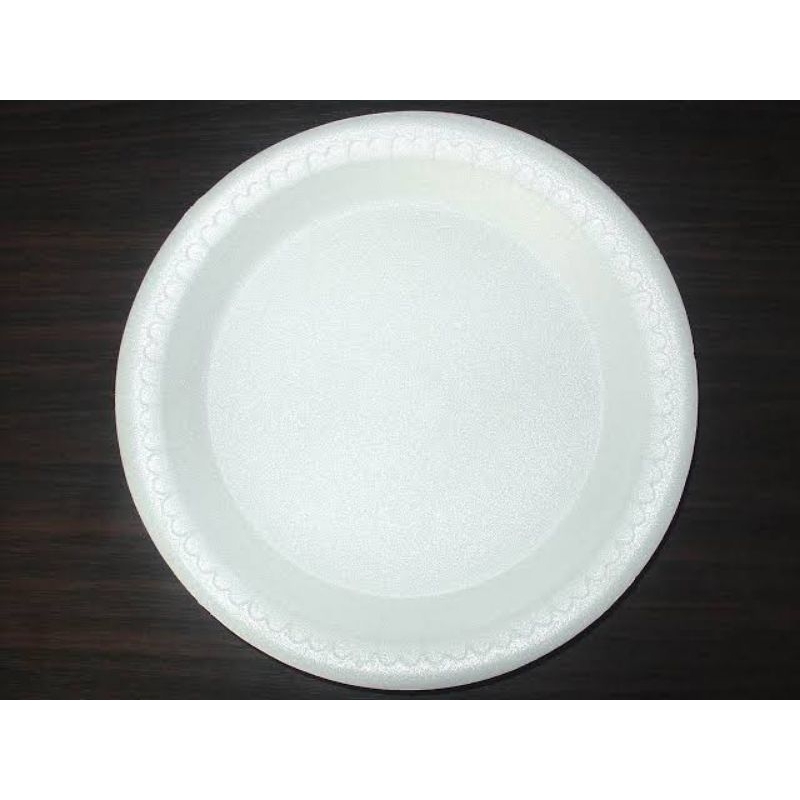 50 pcs - Styro Plates, Disposable Styro Plates, Fiesta Styro Plates ...