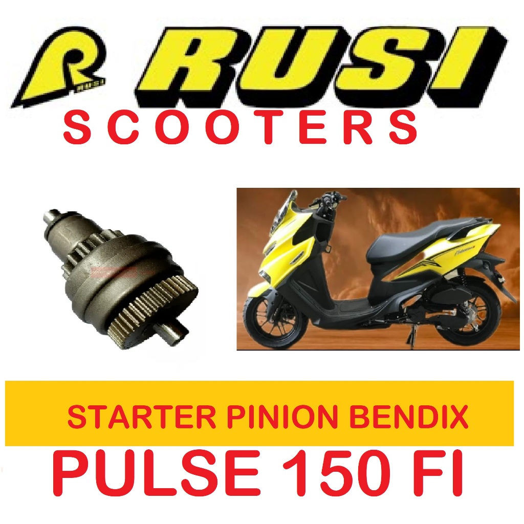 RUSI Scooters Pulse 150 fi Starter Pinion Bendix | Shopee Philippines