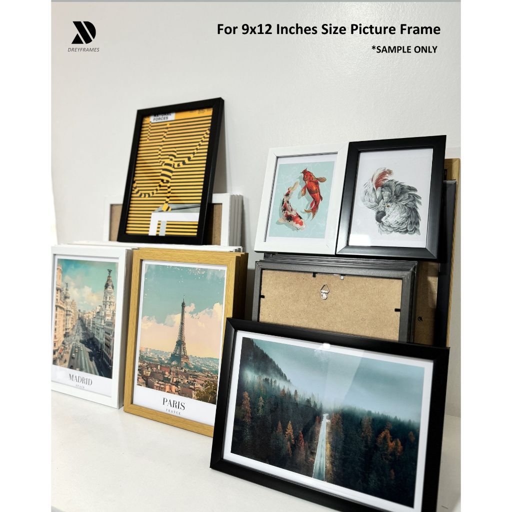 9x12 Inches Picture Frame for Photos, Paintings, Sketches - Ready to ...
