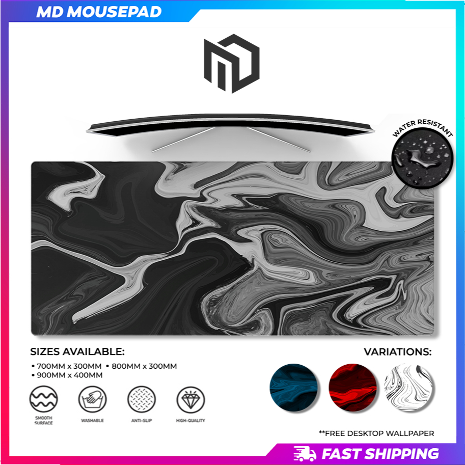 MD Mousepad | Marble | Extended Large Gaming Mouse pad | Shopee Philippines