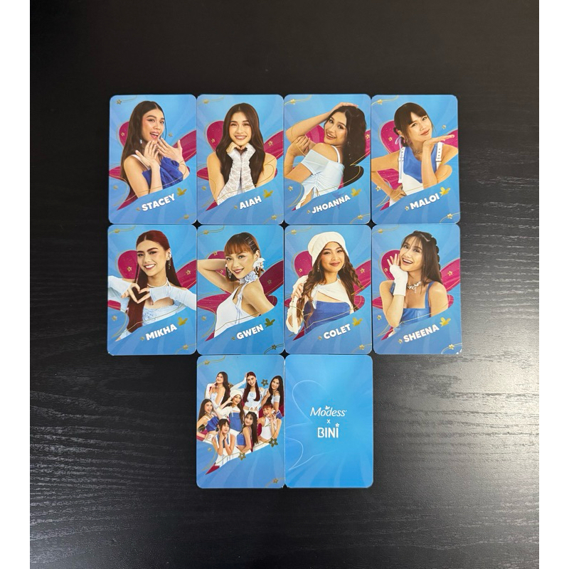 Modess X BINI OFFICIAL Photocard | Shopee Philippines