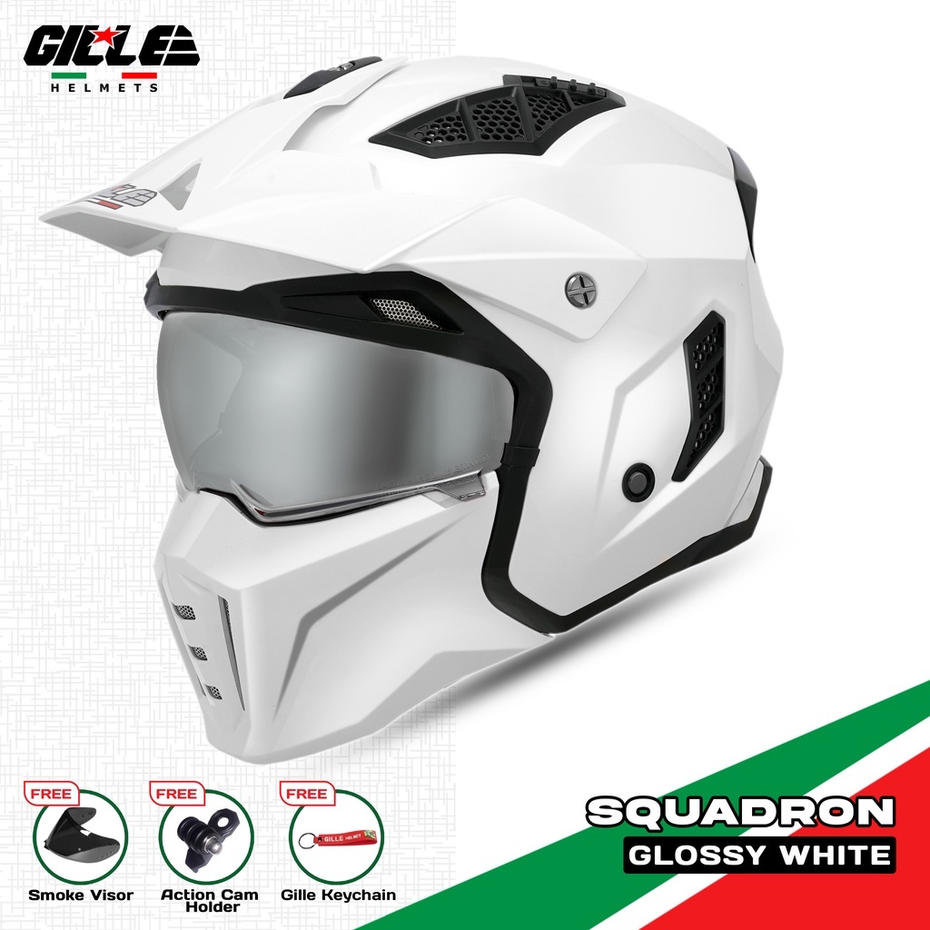 Gille Helmet YM-926 SQUADRON Modular Helmet Motorcycle Helmet Full Face ...